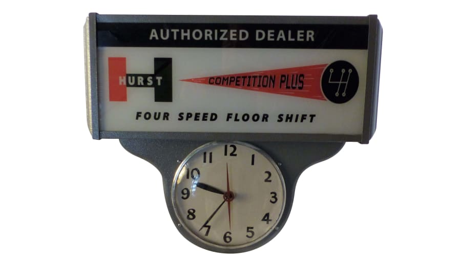 Hurst Lighted Sign And Teardrop Clock 22x21x5 at Kissimmee 2020 as M198 ...