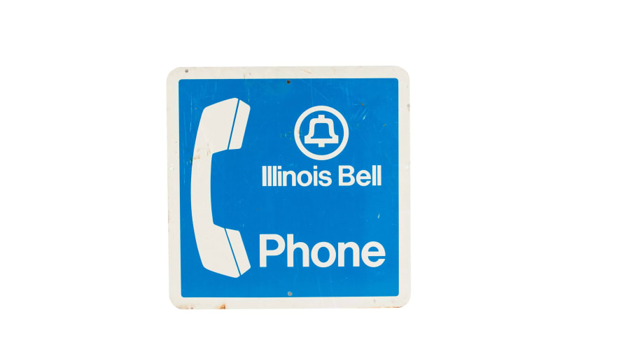Illinois Bell Telephone, Single-Sided Tin 24x24 at Kissimmee 2020 as ...