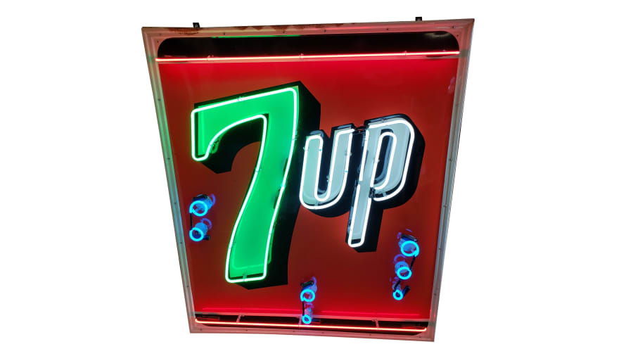 7up Single-Sided Tin Neon 46x54 for Sale at Auction - Mecum Auctions