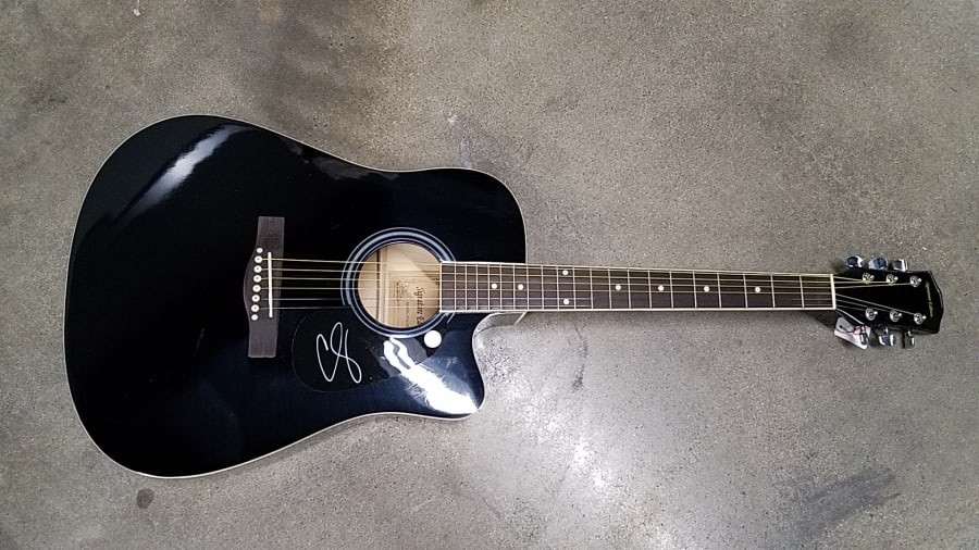 Acoustic Guitar Autographed By Chris Stapleton at Kissimmee 2020 as B60 ...