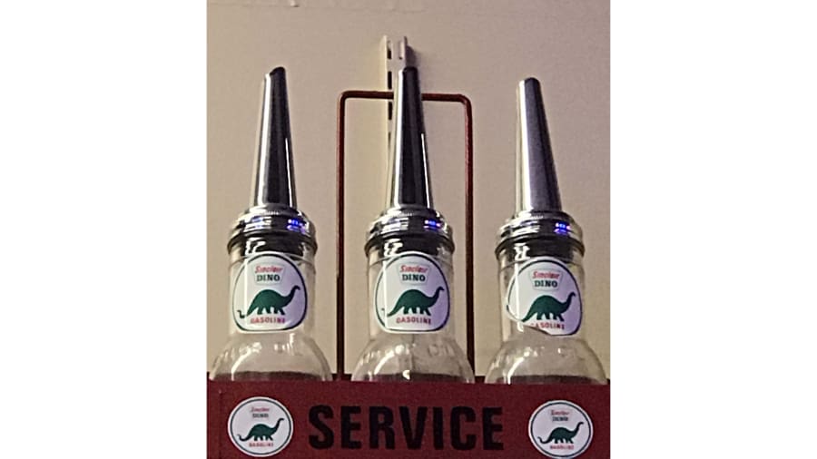 Dino Oil Rack With Three Bottles at Kissimmee 2020 as M356 - Mecum Auctions
