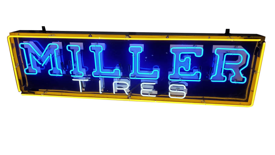 Miller Tires Single-Sided Porcelain 20x72 at Kissimmee 2020 as M149 ...