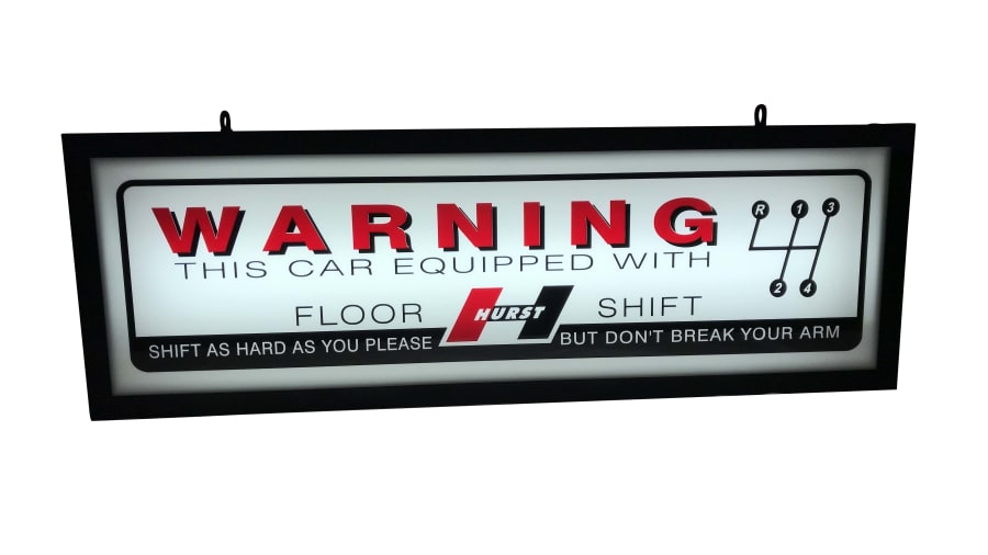 Hurst Shifter Single-Sided Lit Sign 36x12x4 for sale at Kissimmee 2020 ...