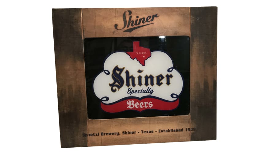 Shiner Beer Single-Sided Lit Sign 27.5x23.5 at Kissimmee 2020 as M571 ...