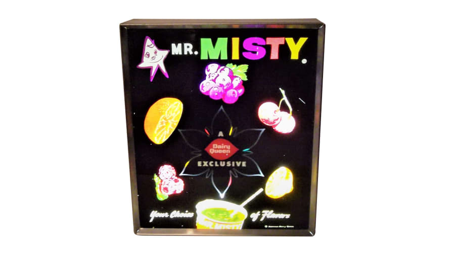 Dairy Queen Mr. Misty Lighted Motion Sign 14x16x4 for Sale at Auction ...