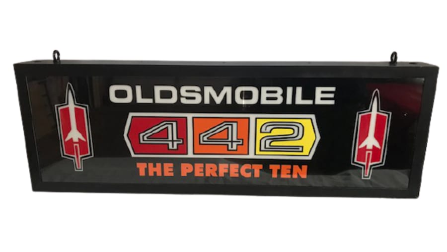 Oldsmobile 442 Single-Sided Light-Up Sign for Sale at Auction - Mecum ...