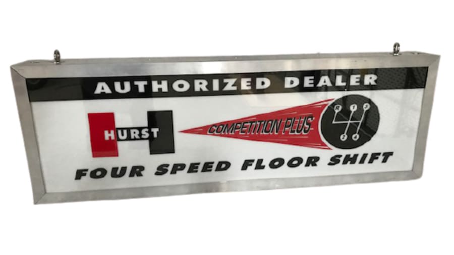 Hurst Floor Shift Single-Sided Light-Up Sign at Kissimmee 2021 as M345 ...
