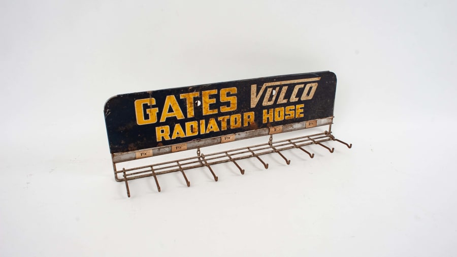 Gates Vulco Single-Sided Tin Sign at Kissimmee 2021 as M428 - Mecum ...