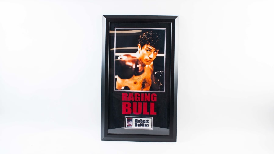 Raging Bull Autographed Movie Print for sale at Kissimmee 2021 as Z332 ...