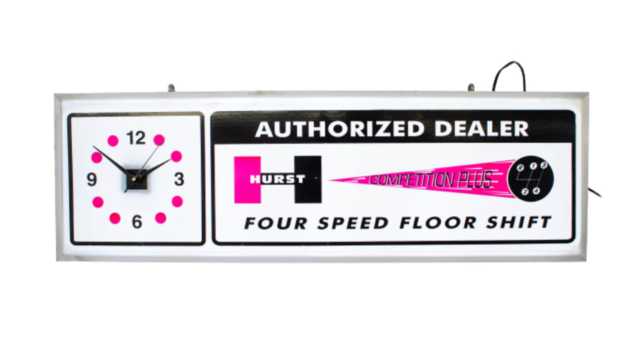 Hurst Lighted Clock for sale at Kissimmee 2021 as M515 - Mecum Auctions