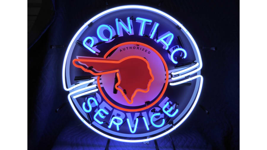 Pontiac Neon Sign at Kissimmee 2022 as Z113 - Mecum Auctions