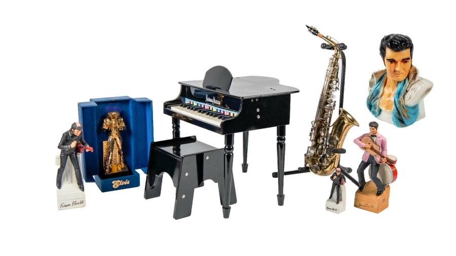 Elvis Decanter Set With Piano and Saxophone at Kissimmee 2022 as Z410 ...