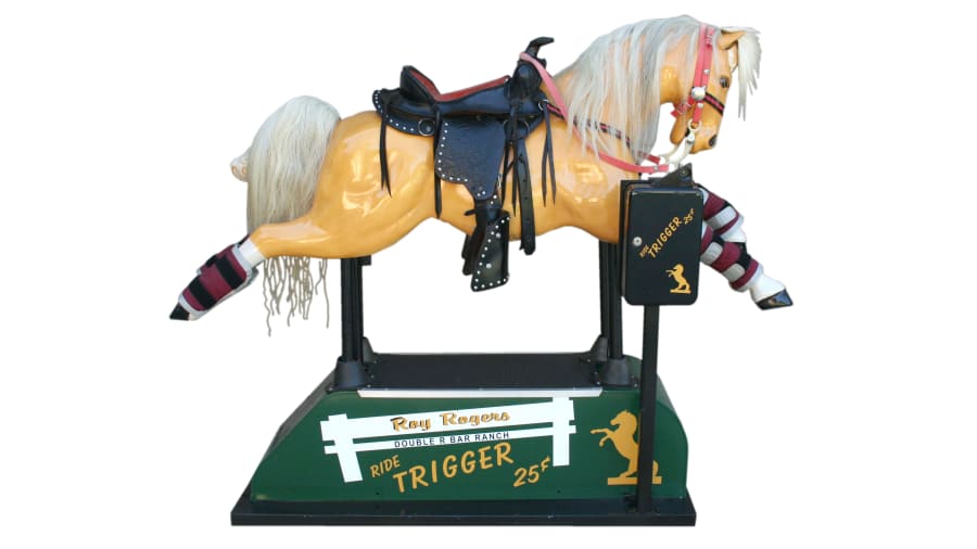 1950s Roy Rogers Trigger Horse Coin-Operated Kiddie Ride for Sale at ...