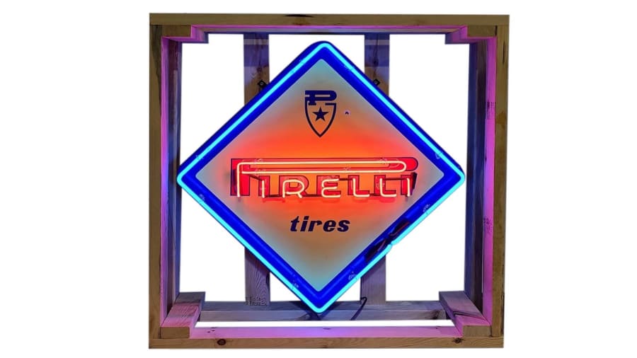 Pirelli Single-Sided Porcelain Neon Sign at Kissimmee 2022 as M341 ...