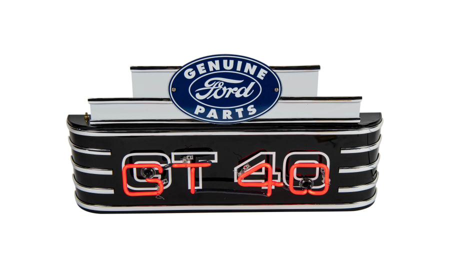 Ford GT40 Single-Sided Neon Sign at Kissimmee 2022 as M401 - Mecum Auctions