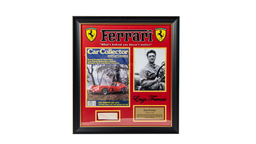Ferrari Autographed Framed Memorabilia for Sale at Auction - Mecum Auctions