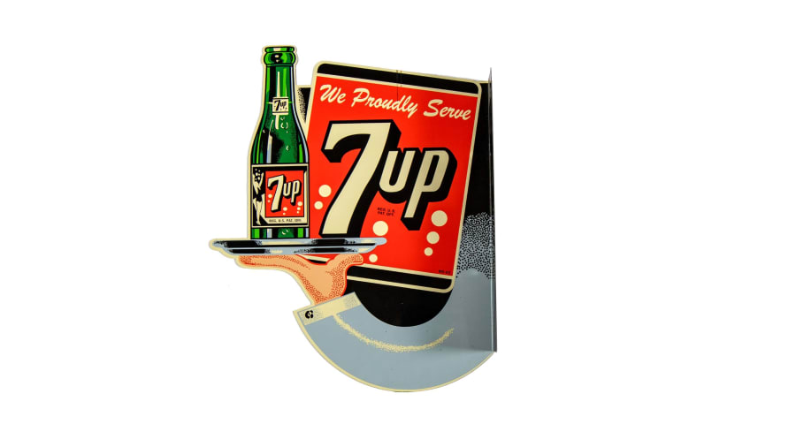 7Up Double-Sided Tin Flange Sign for Sale at Auction - Mecum Auctions