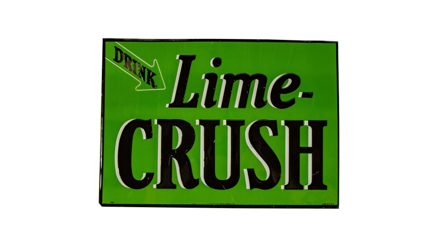 Lime Crush Single-Sided Embossed Tin Sign at Kissimmee 2022 as M583 ...