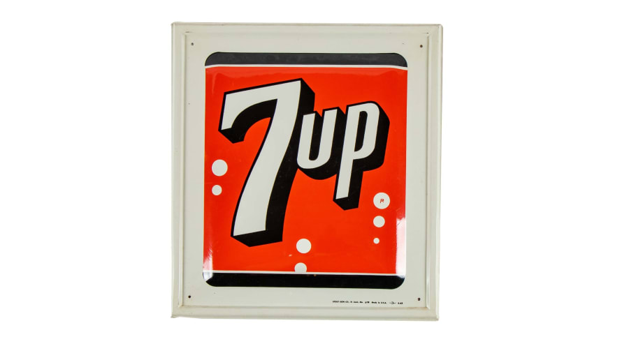 7up Single-Sided Embossed Tin Sign at Kissimmee 2022 as M632 - Mecum ...
