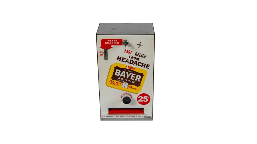 Bayer Aspirin Vending Machine for Sale at Auction - Mecum Auctions