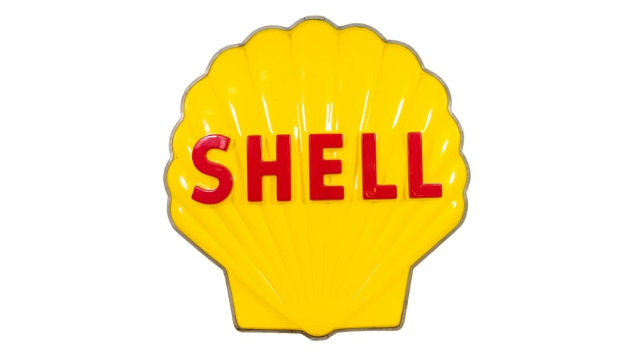 Shell Plastic Sign at Kissimmee 2022 as X189 - Mecum Auctions