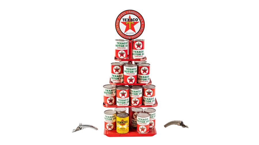 Texaco Oil Can Display Rack for Sale at Auction - Mecum Auctions