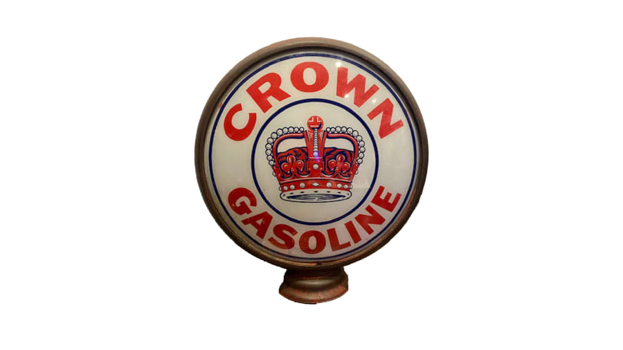 1920s Crown Gasoline Gas Pump Globe for Sale at Auction - Mecum Auctions