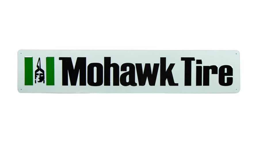 Mohawk Tire Single-Sided Embossed Tin Sign for Sale at Auction - Mecum ...