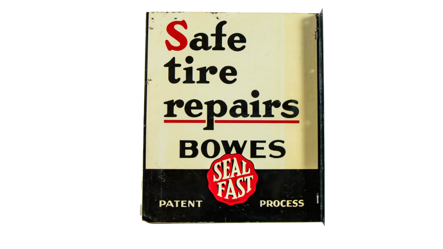 Bowes Seal Fast Double-Sided Tin Flange Sign for Sale at Auction ...