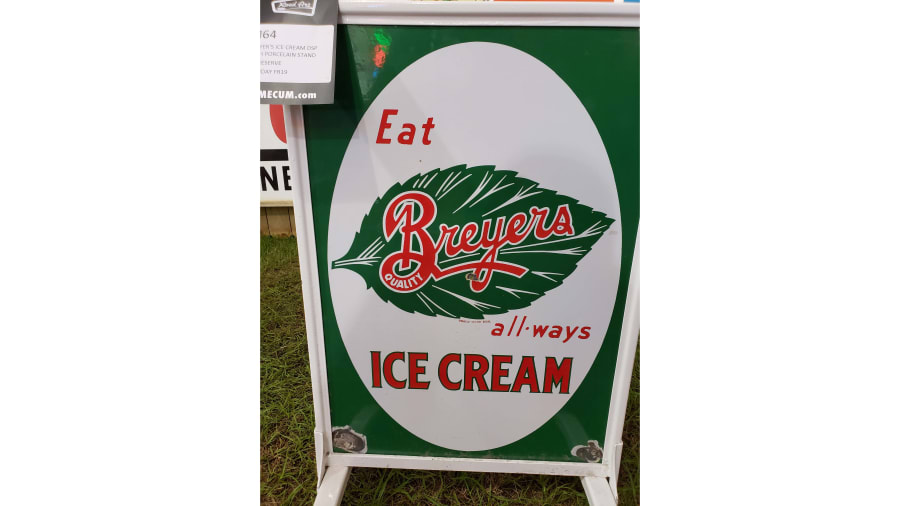 Breyer's Ice Cream DSP With Porcelain Stand for Sale at Auction - Mecum ...