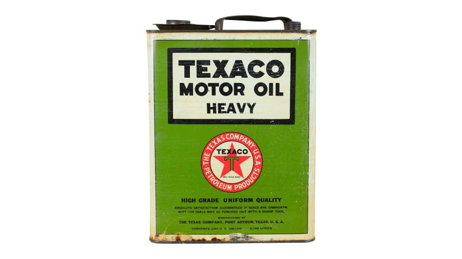 Texaco Heavy Motor Oil One-Gallon Can 8x11x3 at Kissimmee Road Art 2019 ...