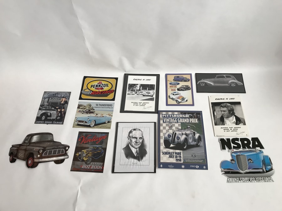 Automotive Variety Of Signs And Pictures Lot Of 12 at Kissimmee Road ...