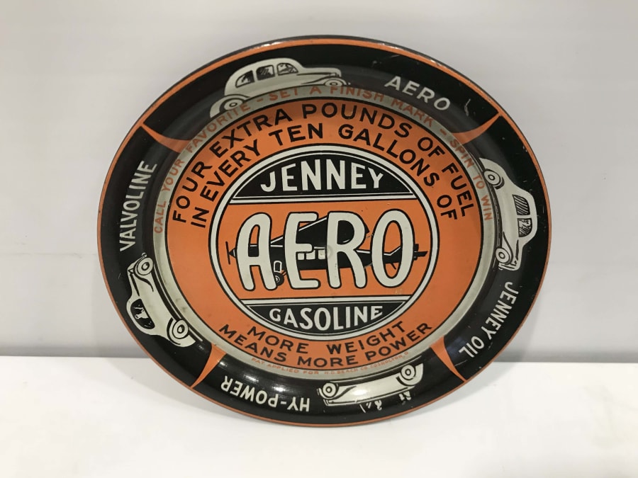 Jenney Aero Gasoline Ashtray 4-in at Kissimmee Road Art 2019 as B9 ...