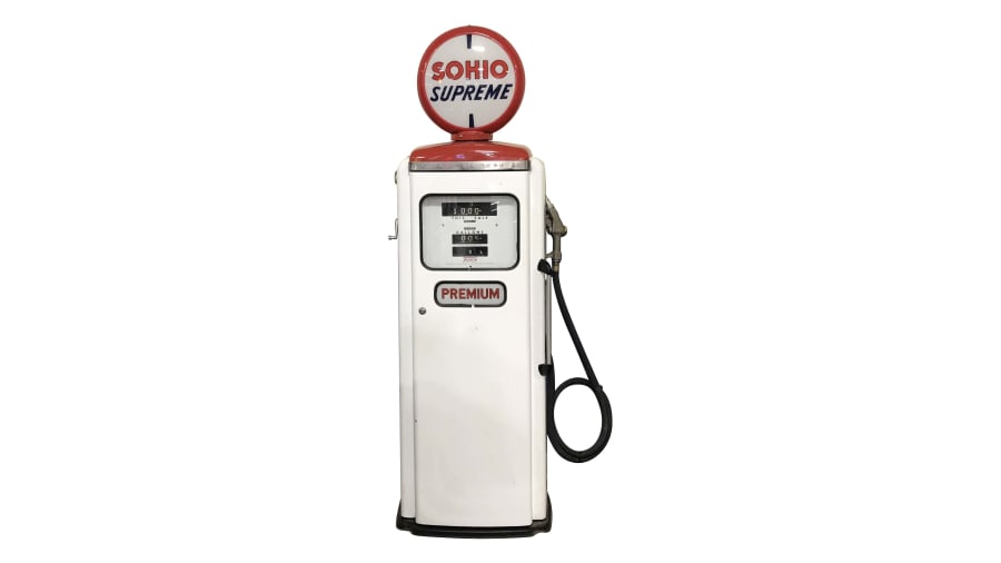 Sohio Supreme Gas Pump 27x74x17 for Sale at Auction - Mecum Auctions