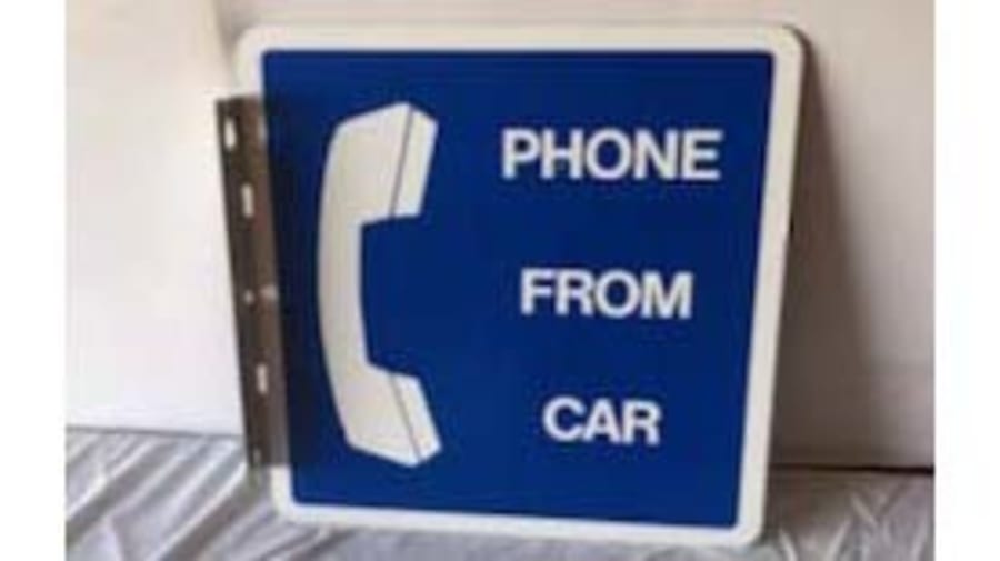 Phone From Car NOS Flange 18x18 for Sale at Auction - Mecum Auctions