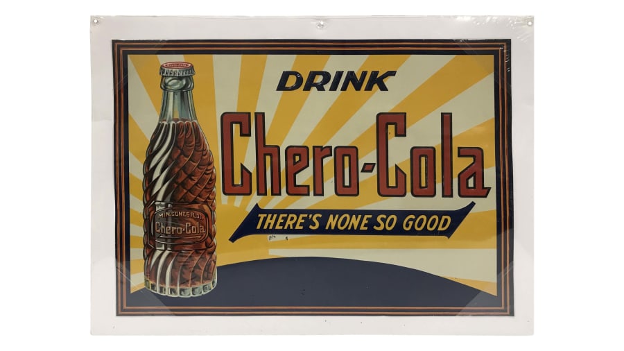 Drink Chero-Cola SST Embossed 19x14 for Sale at Auction - Mecum Auctions