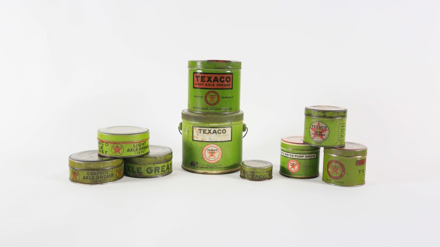 Texaco Grease Cans Lot 0f 9 for Sale at Auction - Mecum Auctions
