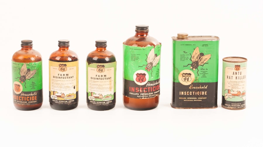 Phillips 66 Insecticide, Farm Disinfectant And Rat Killer Lot Of 6 at ...
