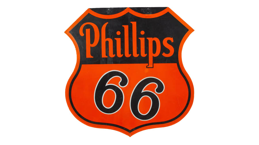 Phillips 66 DSP Shield 47x48 at Kissimmee Road Art 2019 as P365 - Mecum Auctions