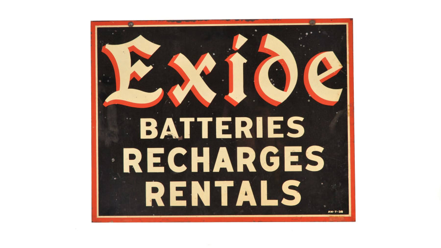 Exide Batteries SSP 26x20 at Kissimmee Road Art 2019 as A232 - Mecum ...