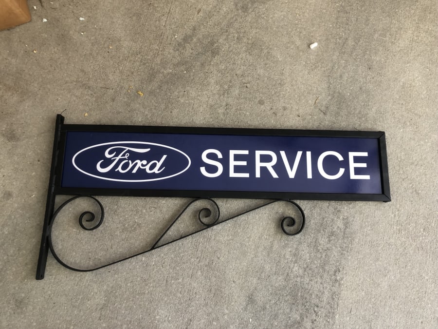 Ford Service Sign And Hanger for sale at Kissimmee Road Art 2019 as ...
