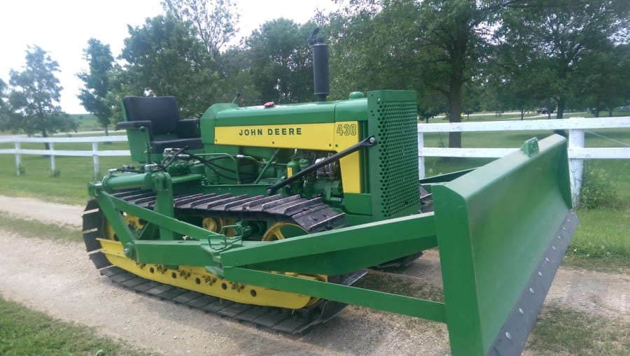 1959 John Deere 430C at Gone Farmin' Tractor Spring Classic 2016 as F96 ...