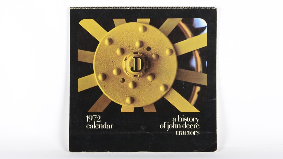 1972 John Deere A History of Tractors Calendar at Gone Farmin' Tractor ...