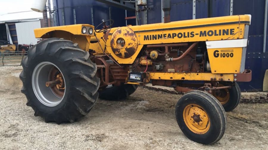 1965 Minneapolis Moline G1000 Lp Serial No. 1 at Gone Farmin' Tractor ...