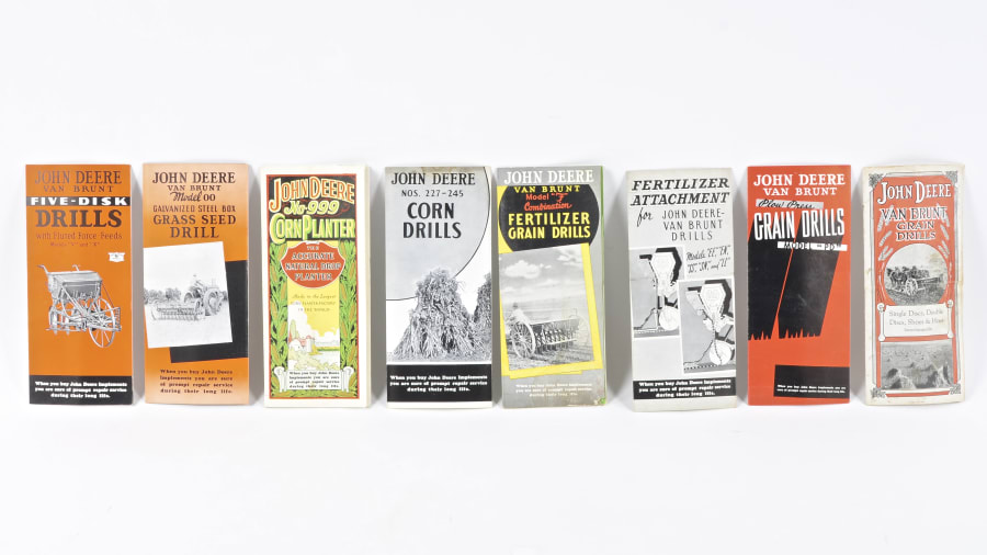 John Deere Pamphlets Lot Of 8 at Gone Farmin' Tractor Spring Classic ...