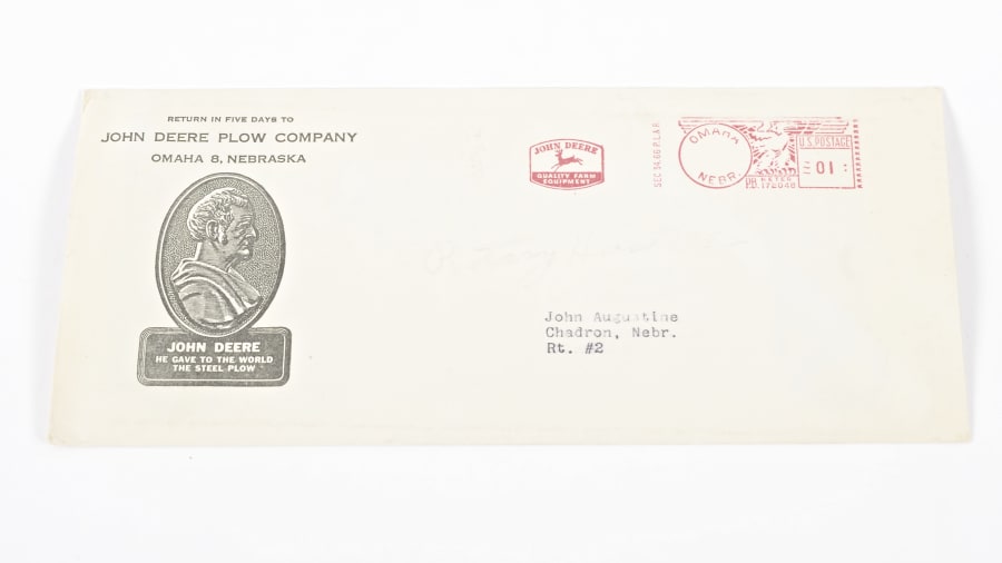 John Deere Envelope Never Opened at Gone Farmin' Tractor Spring Classic ...