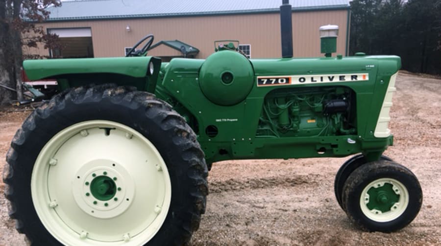 1965 Oliver 770 Propane at Gone Farmin' Spring Classic 2017 as S107 ...