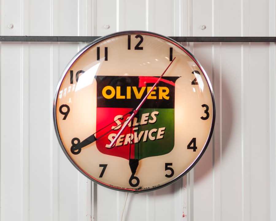 Oliver Clock Neon 14 Inch Diameter at Gone Farmin' Spring Classic 2017 ...