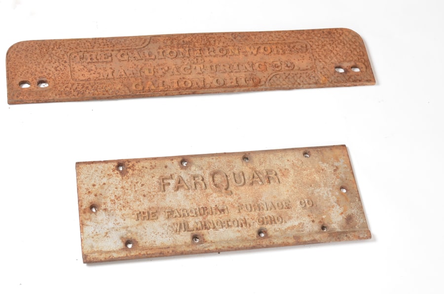 Bridge Plates Lot Of 2 at Gone Farmin' Spring Classic 2017 as M201 ...