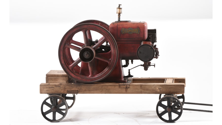 Economy Engine On Rolling Cart at Gone Farmin' Spring Classic 2018 as ...